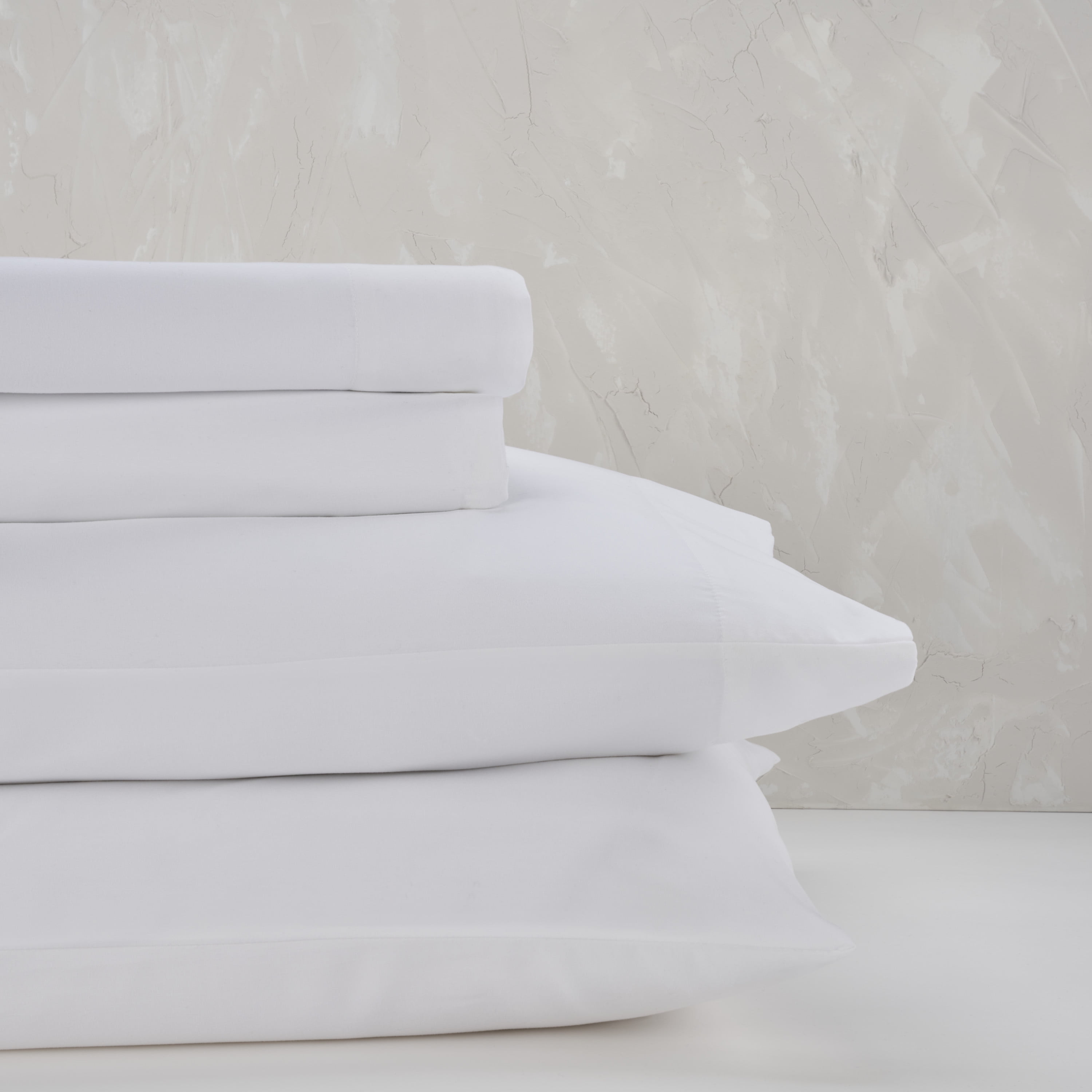 Nourison Dreamscape Solid White King 4-piece Bedding Sheet Set ...