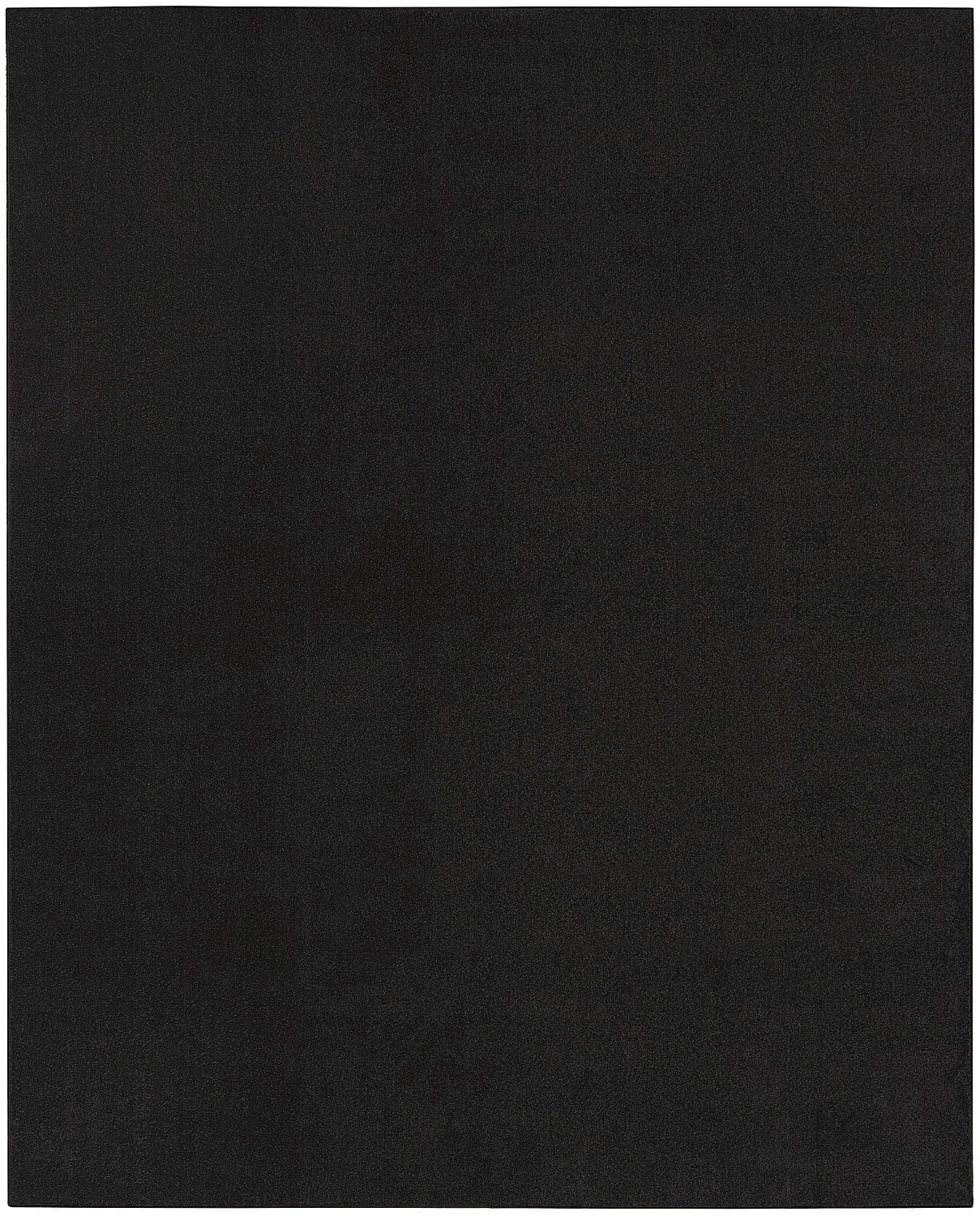 Nourison Essentials Durable Indoor/Outdoor Black Area Rug, 8' x 10 ...