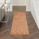 Nourison Essentials Indoor/Outdoor Copper 2'2" x 7'6" Area Rug (2x8 ...