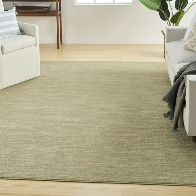 Nourison Essentials Polypropylene Indoor/Outdoor Patio Rug, Green Gold ...