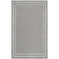 Nourison Essentials Indoor/Outdoor Grey/Ivory 3' x 5' Area Rug, (3x5 ...