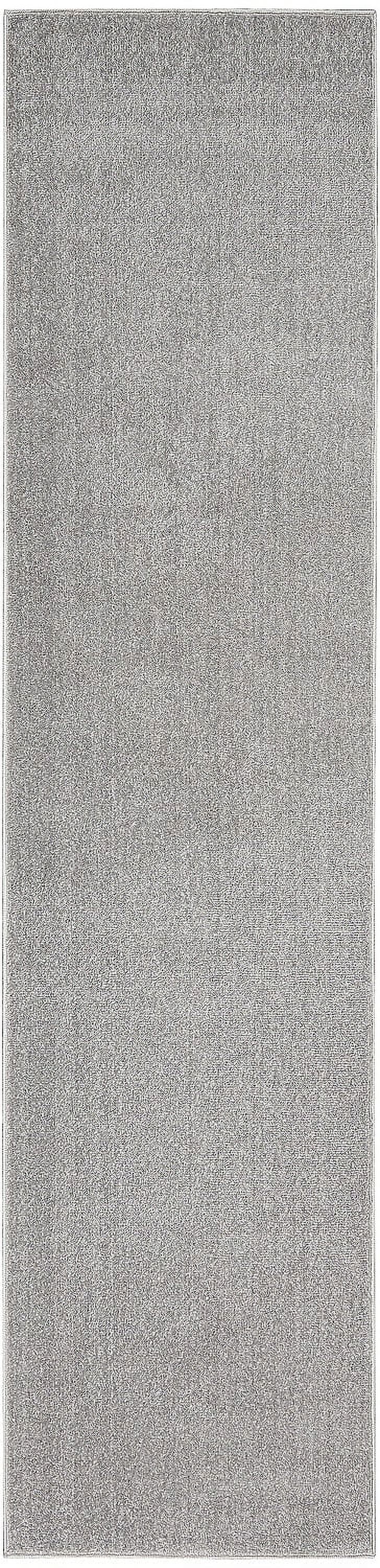 Nourison Essentials Indoor/Outdoor Silver Grey 2'2" x 14 Area Rug ...