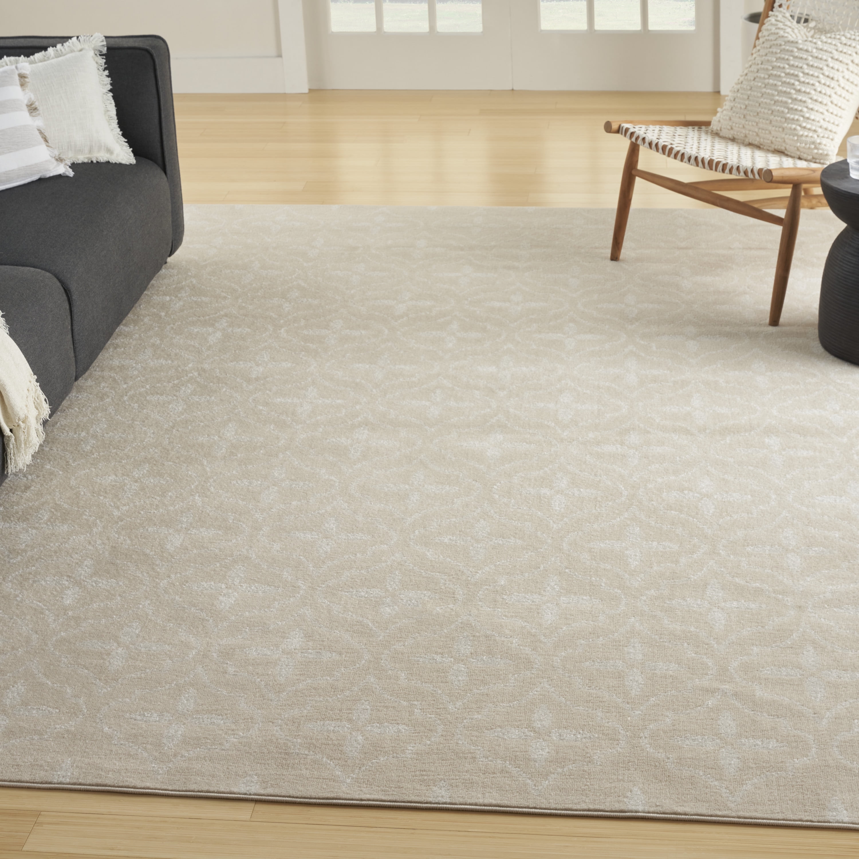 Nourison Essentials Outdoor Ivory Beige 5' x 7' Area Rug (5x7 ...