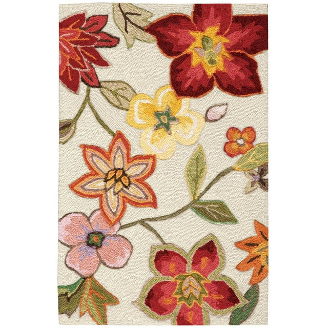 Nourison Fantasy Botanical Ivory Area Rug - Walmart.com