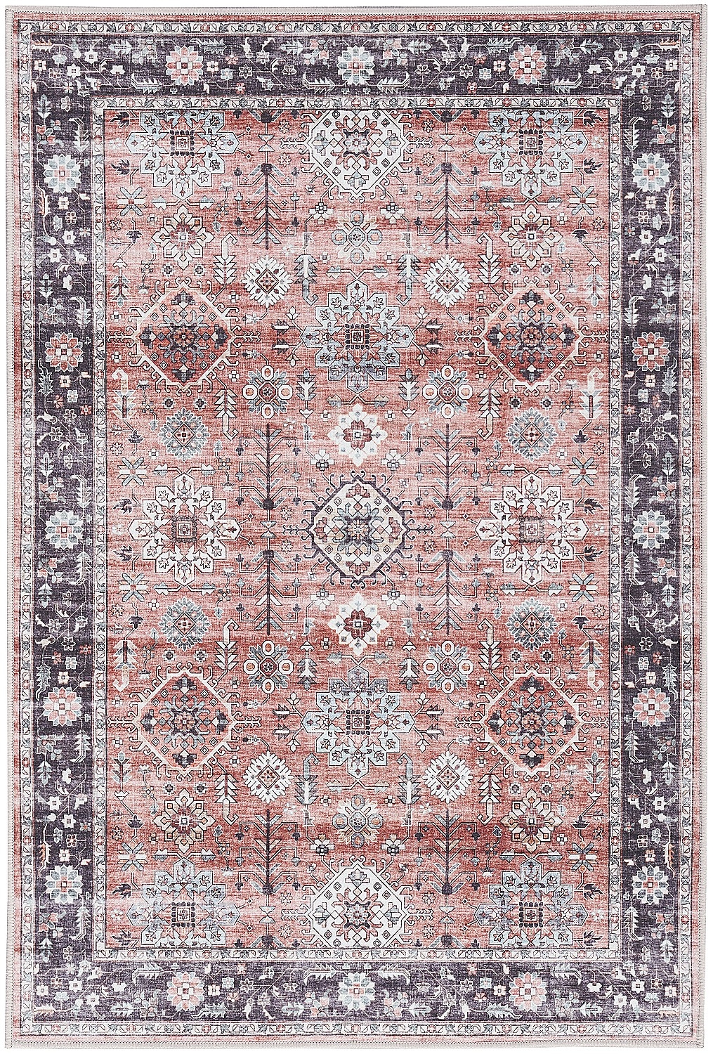 Nourison Fulton Persian Rust 2' x 3' Area Rug, (2x3) - Walmart.com