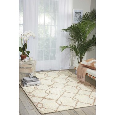 Nourison Damask Vintage Ivory/Grey 8' x 10' Area Rug, (8x10) - Walmart.com
