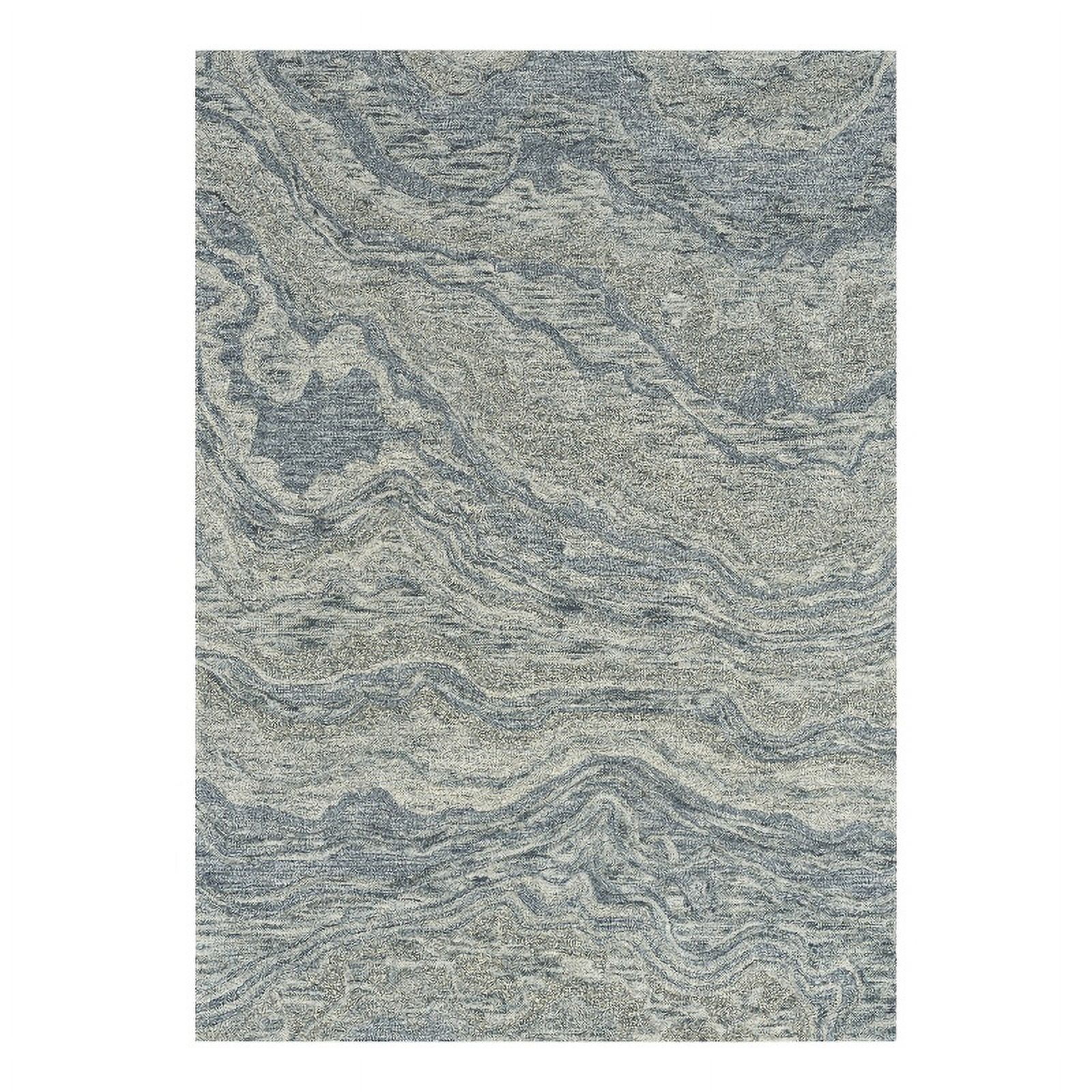 Nourison Graceful 63x87" Indoor Contemporary Wool Rug in Blue - Walmart.com