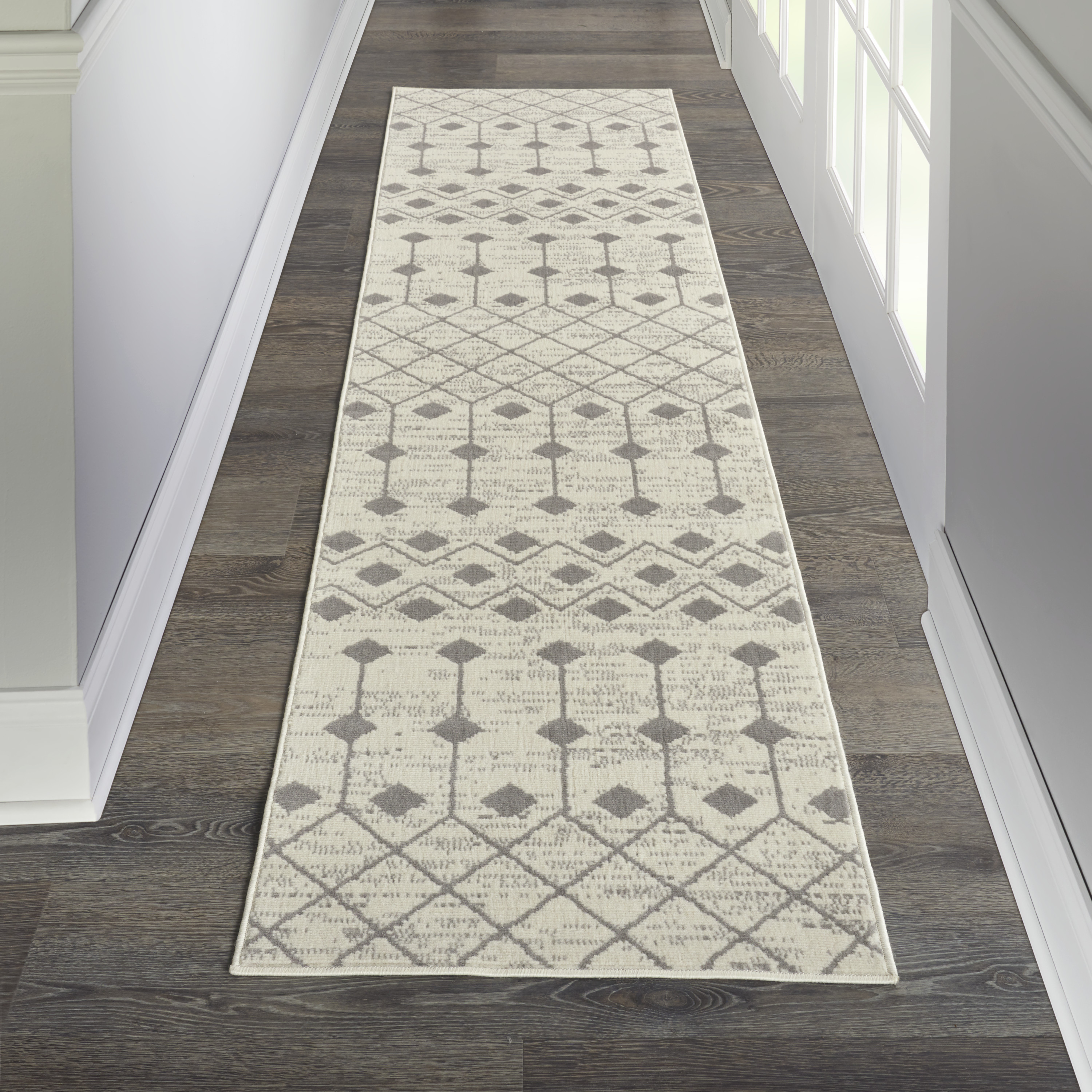 Nourison Passion Modern Ivory Multicolor 2'2" x 20' Area Rug (2x20 ...