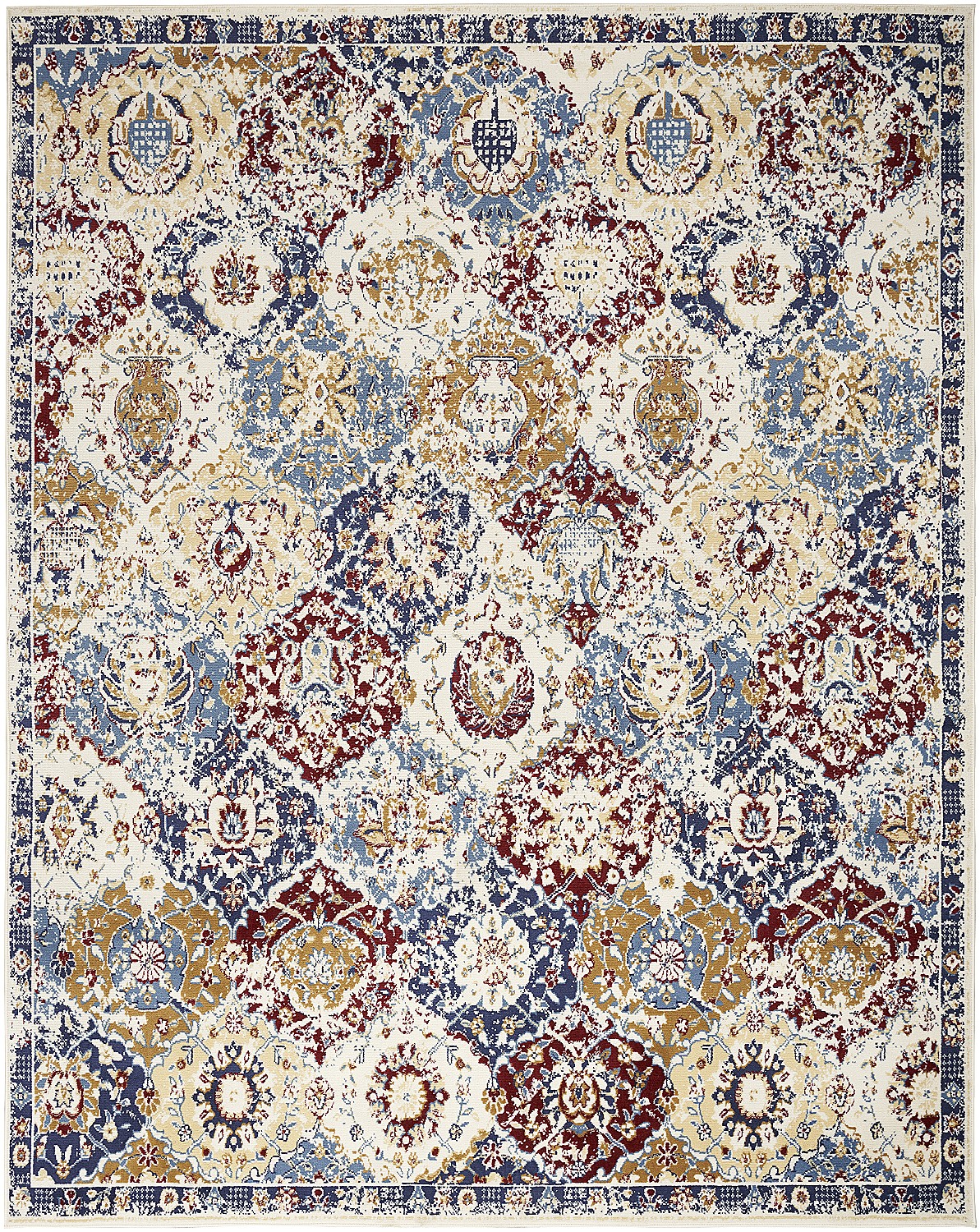 Allstar Blue Woven High Quality Rug. Traditional. Persian. Flower ...