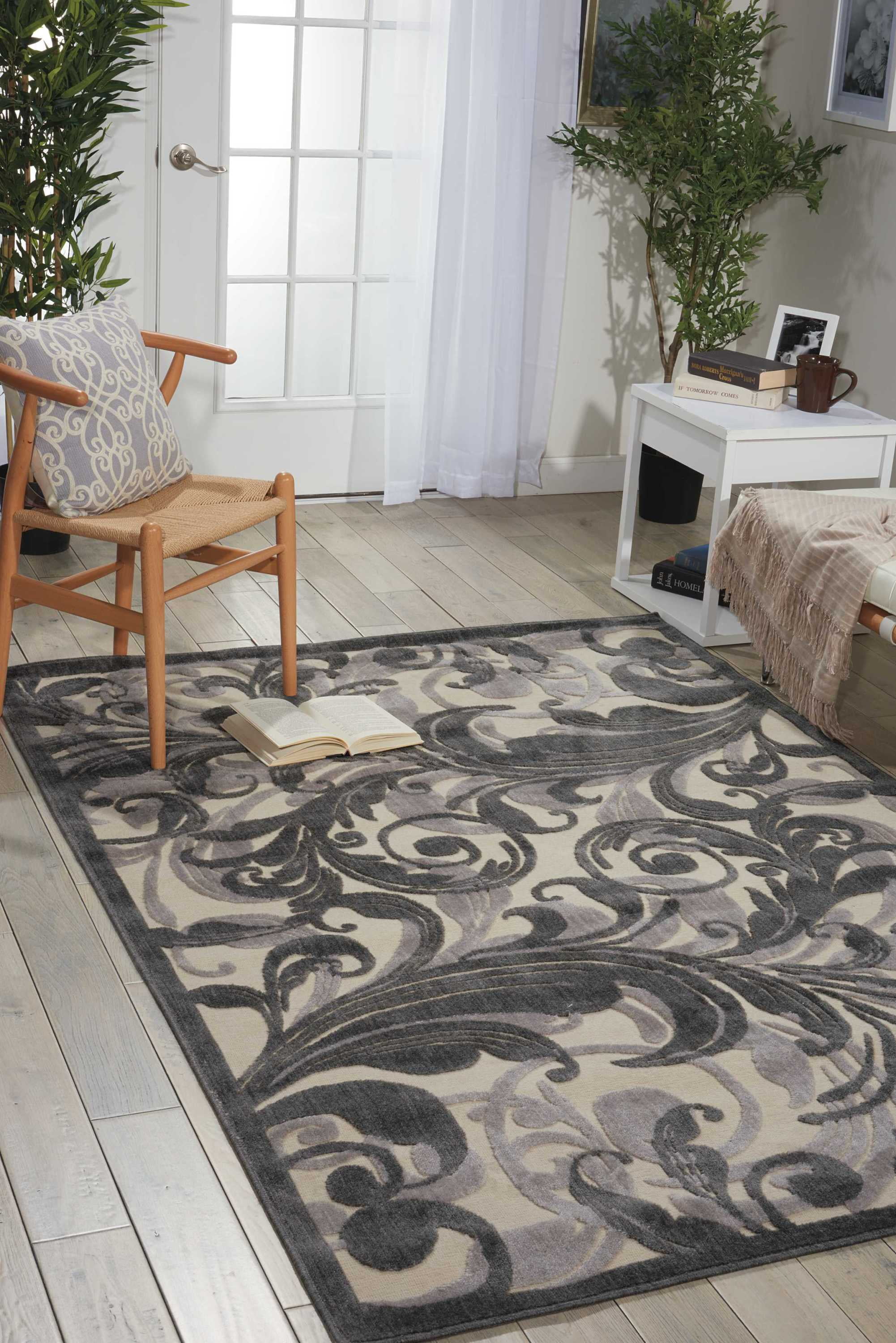 Nourison Graphic Illusions Floral Multicolor 2'3" x 3'9" Area Rug, (2x4 ...