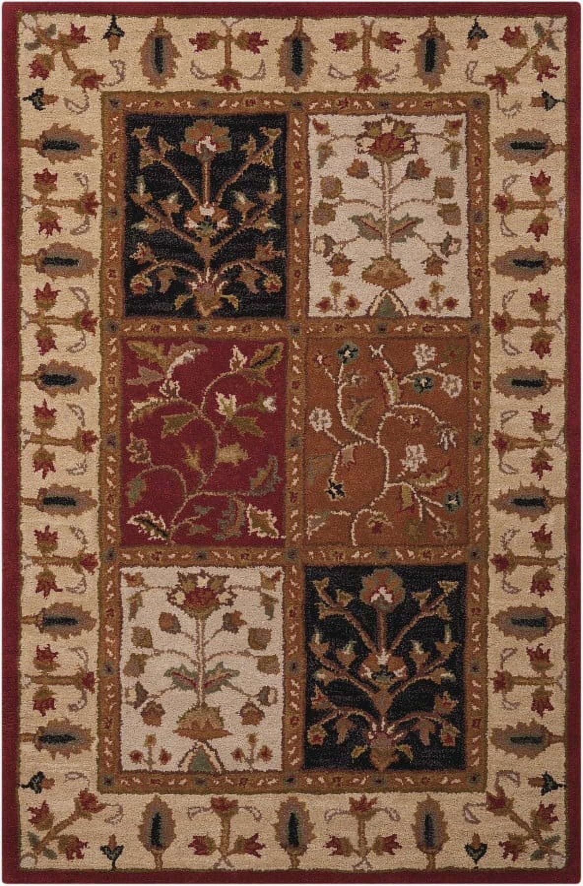 Nourison India House Multicolor Area Rug IH70 3'6" x 5'6" - Walmart.com