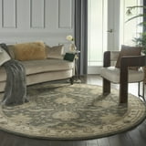 Nourison India House Persian Charcoal/Ivory Area Rug - Walmart.com