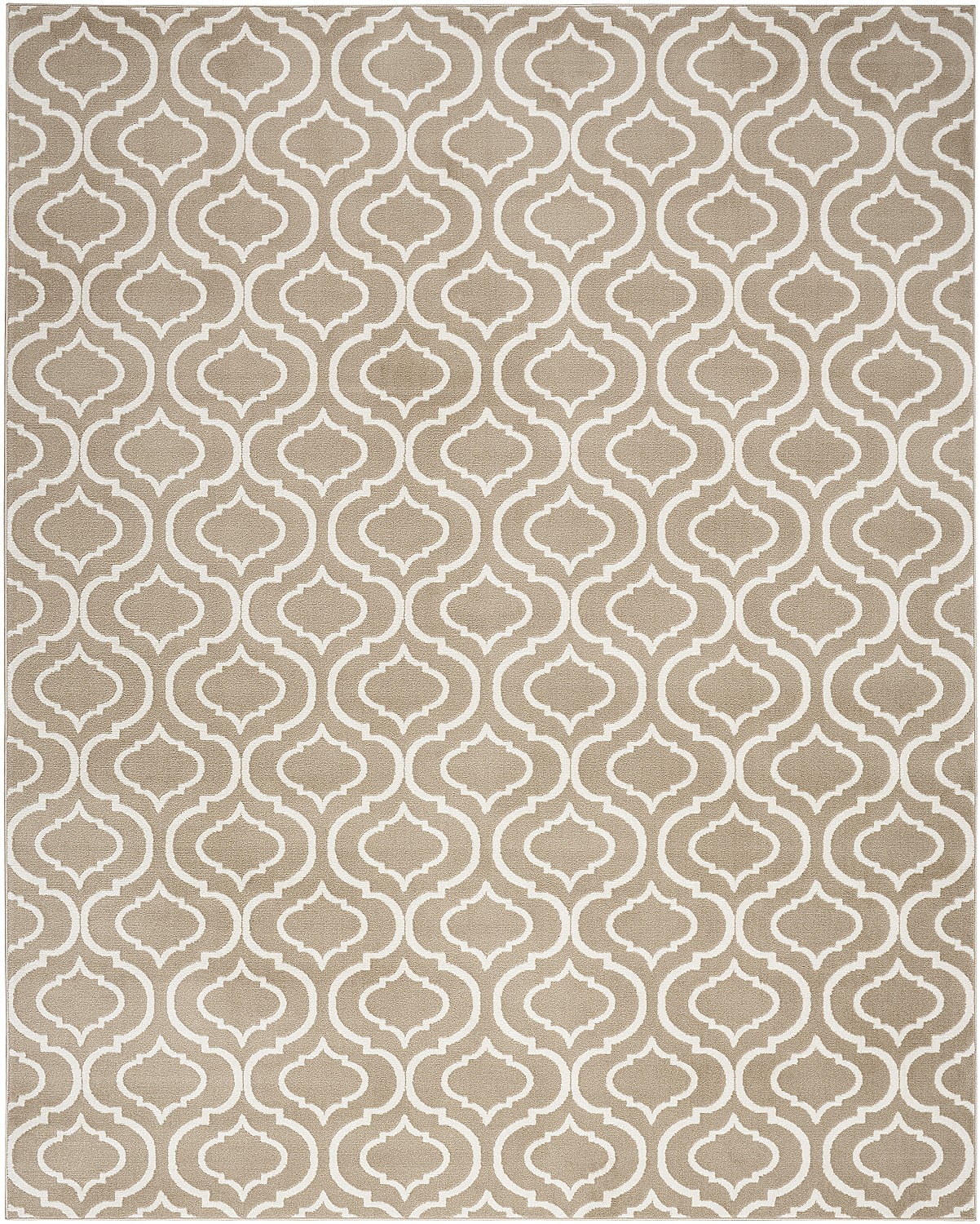 Nourison Jubilant Contemporary Taupe 5'3" x 7'3" Area Rug (5x7 ...