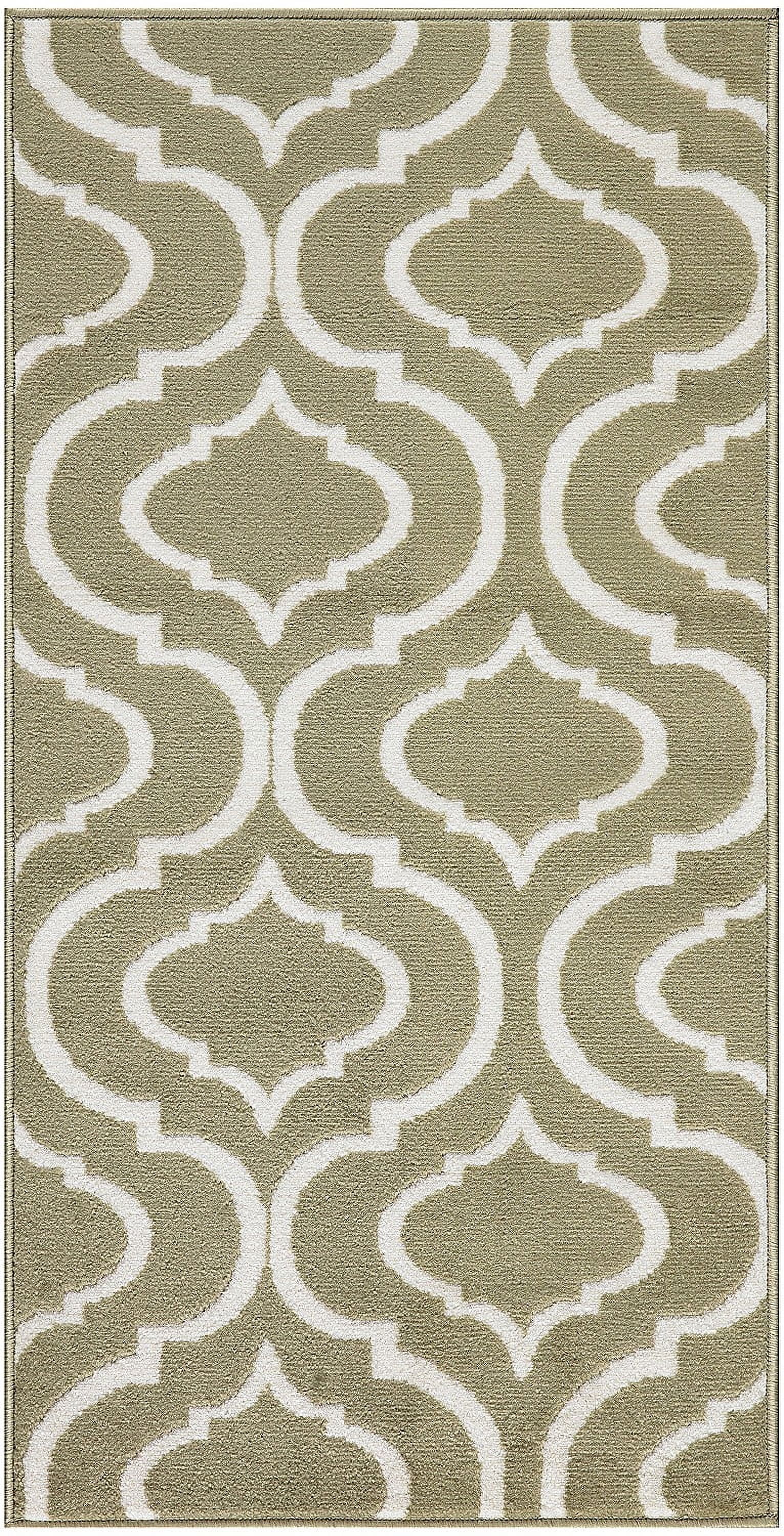 Nourison Jubilant Trellis Olive 2' x 4' Area Rug, (2x4) - Walmart.com