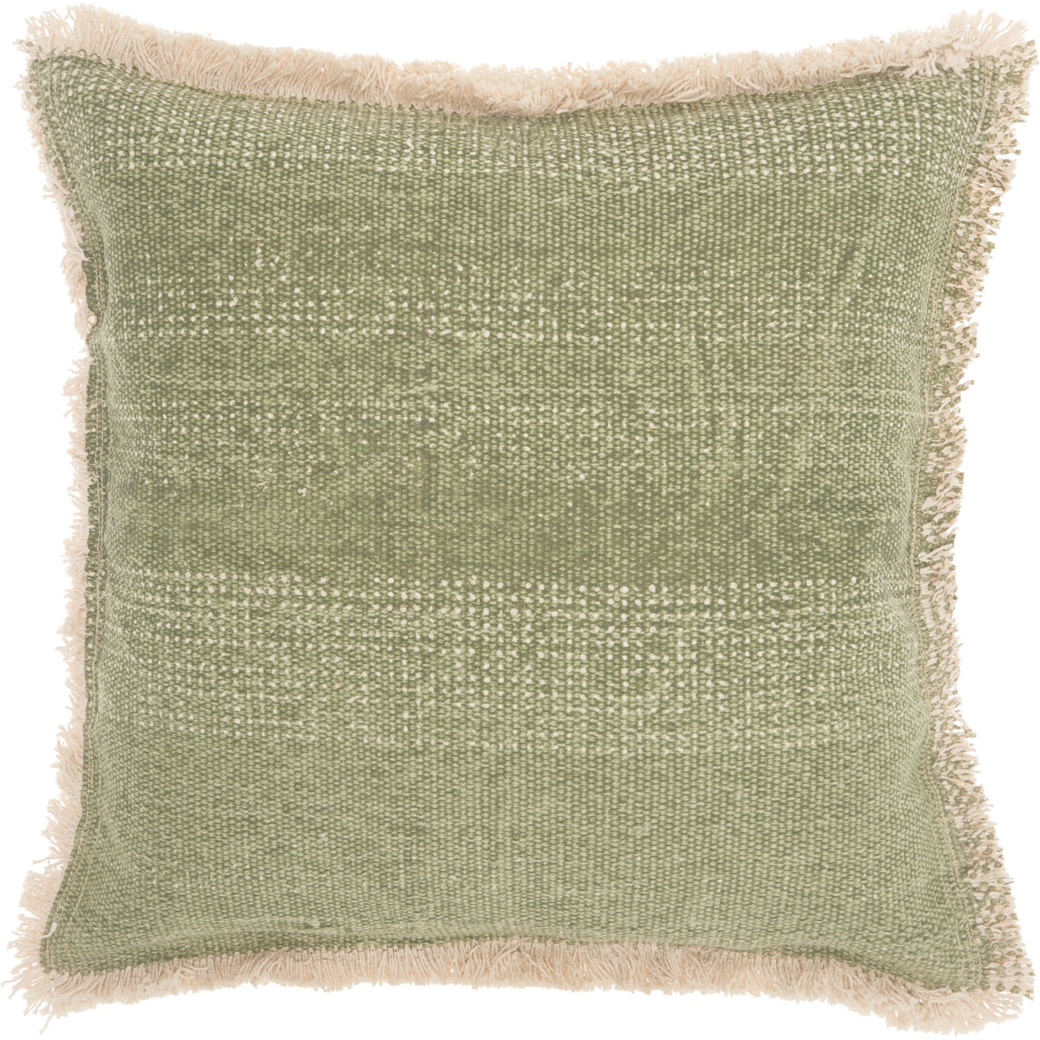 Nourison Life Styles Solid Sage Decorative Throw Pillow , 18" x 18 ...