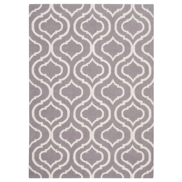 Nourison Linear Trellis Silver Area Rug - Walmart.com