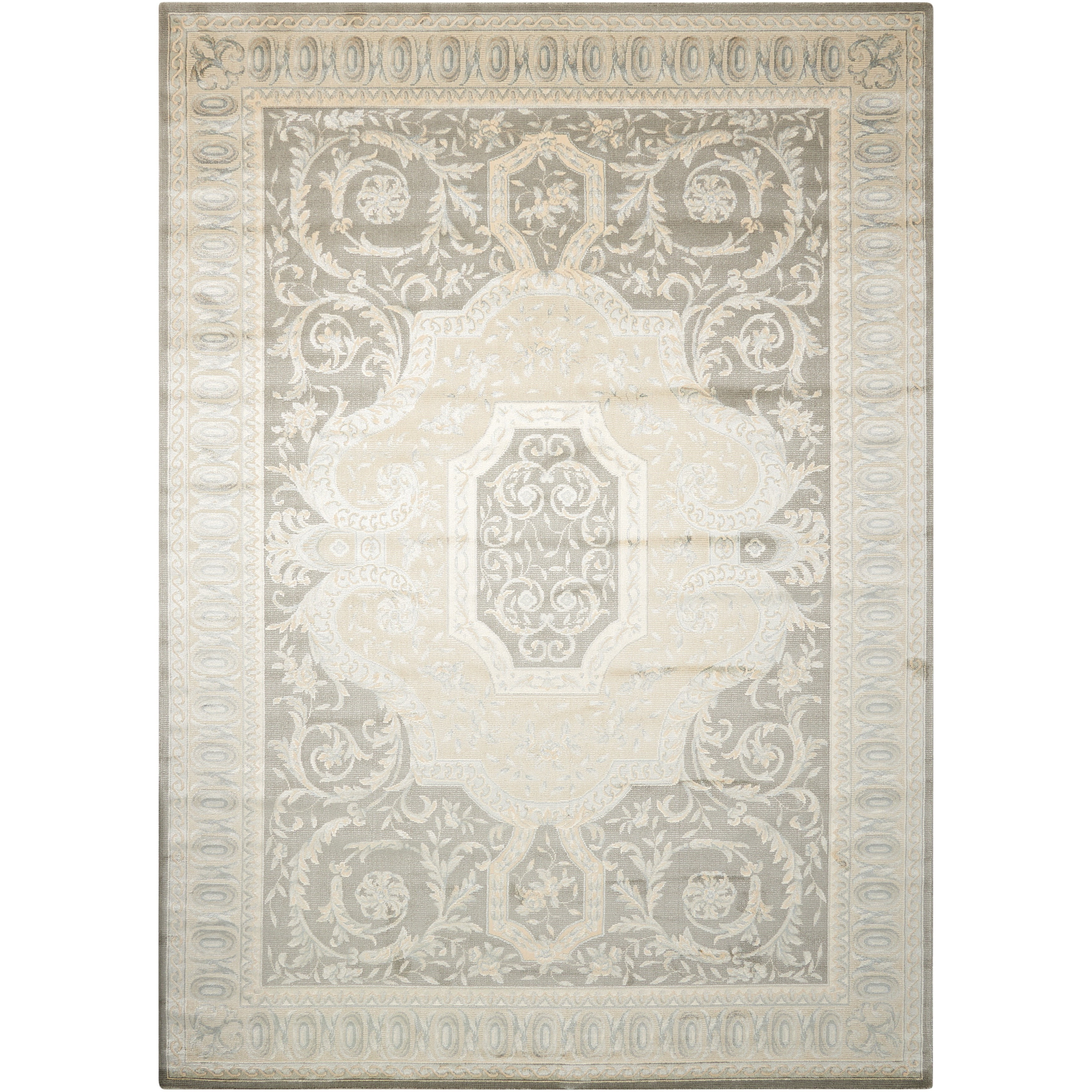 Nourison Ma02 Platine MA204 Area Rug Brown 5'3" x 7'5" Synthetic ...