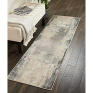 Nourison Rustic Textures Abstract Beige/Grey 7'10" x 10'6" Area Rug ...