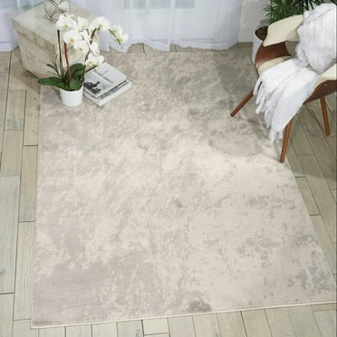 Nourison Maxell Contemporary Abstract Grey 2'2" x 10' Area Rug, Plush ...