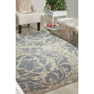 Milliken Ivory Floral Area Rug Chelsea Opal Sandstone - Aprx 3' 10" x 5 ...