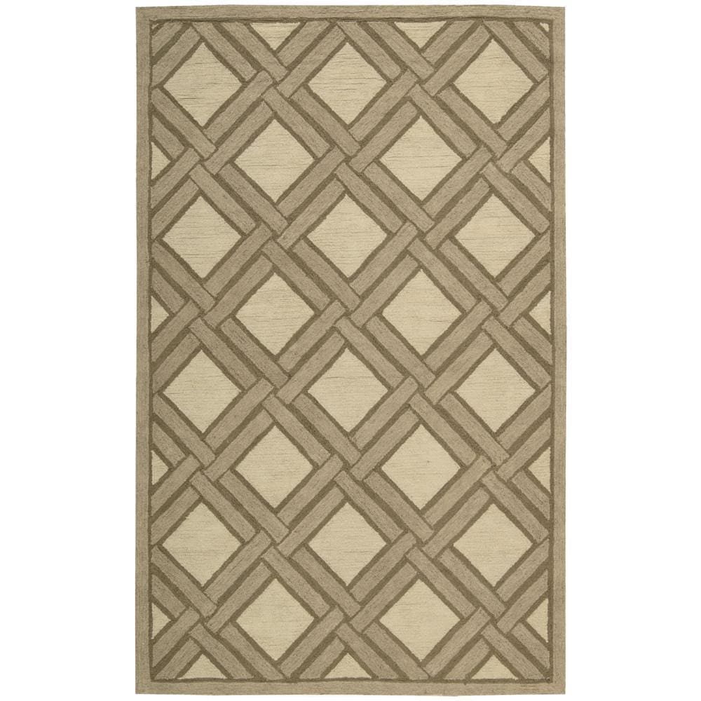 Nourison Mendham Area Rug Ivory/Beige 2' x 3' 2' x 3' Kitchen,Bathroom ...