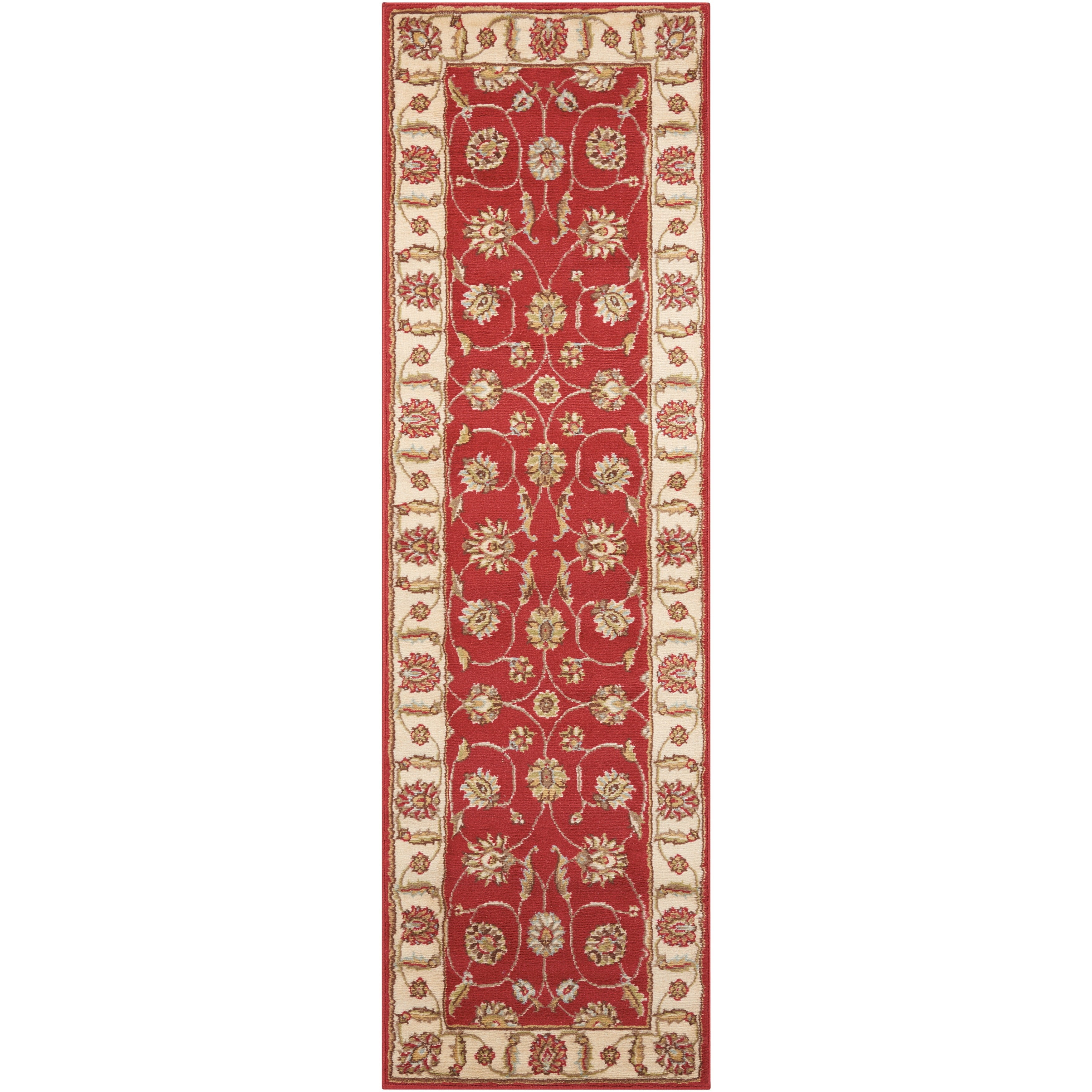 Nourison Modesto Floral Polypropylene Runner Rug, 2'2" x 7'3" - Walmart.com