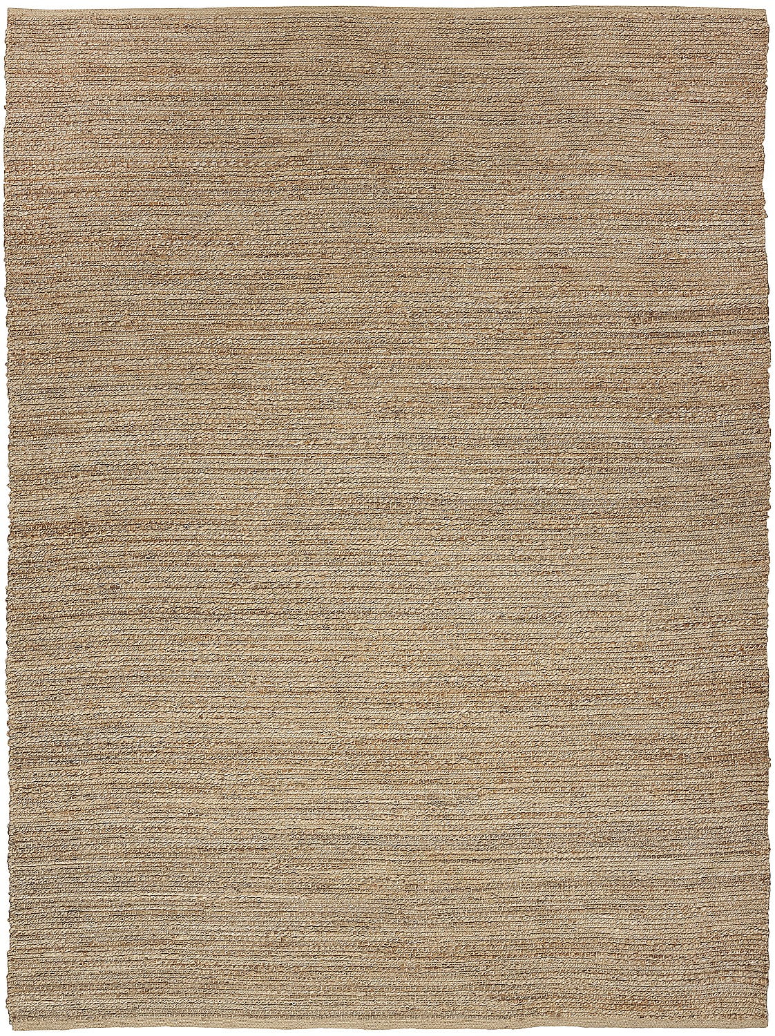 Nourison Natural Jute Solid Natural 7' x 10' Area Rug (7x10) - Walmart.com