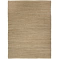 Nourison Natural Jute Solid Natural 7' x 10' Area Rug (7x10) - Walmart.com