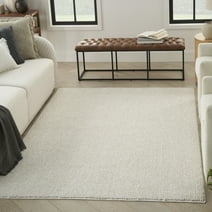 Nourison Rustic Textures Abstract Beige/Grey 7'10" x 10'6" Area Rug ...