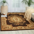 Nourison Paramount Persian Medallion Chocolate 5'3" x 7'3" Area Rug, (5 ...