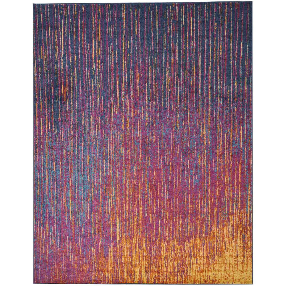 Nourison Passion Abstract Multicolor 8' x 10' Area Rug, (8x10 ...