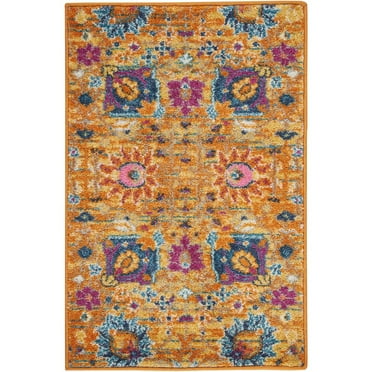 SAFAVIEH Veranda Axum Geometric Indoor/Outdoor Area Rug, 6'7" x 9'6 ...