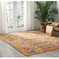 Nourison Passion Floral Sunburst Rug- 8' x 10' Durable Flower Design ...