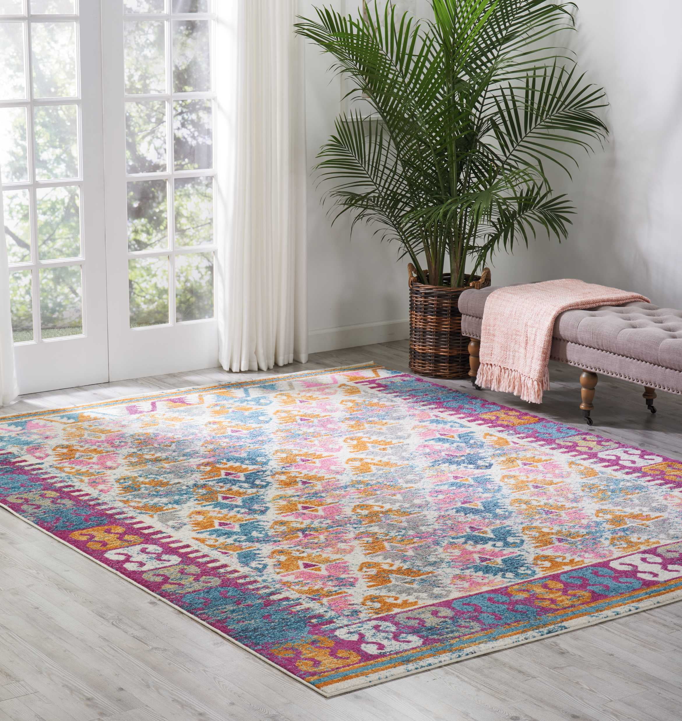 Nourison Passion Moroccan Ivory 8' x 10' Area Rug, (8x10) - Walmart.com