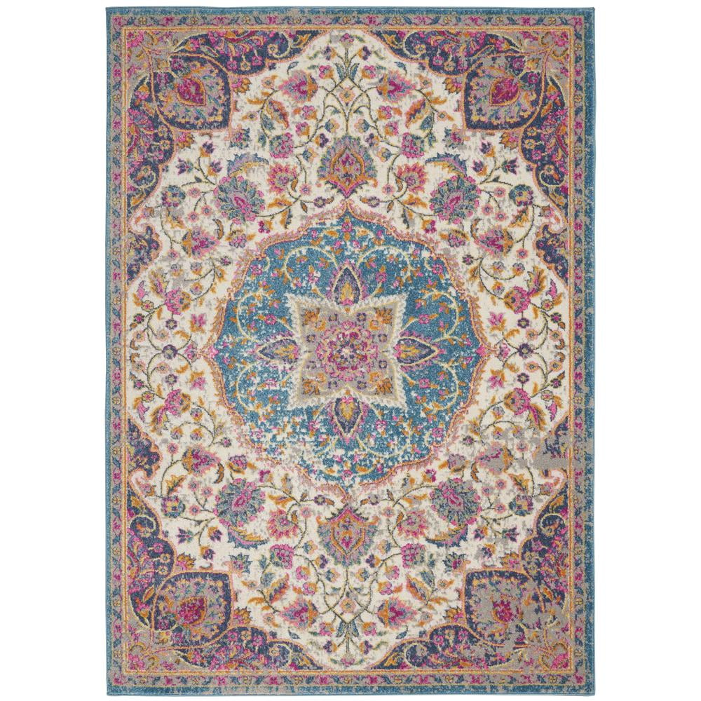 Nourison Passion Persian Ivory/Multi 8' x 10' Area Rug, Overdyed ...