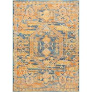 Nourison Passion Floral Sunburst Rug- 8' x 10' Durable Flower Design ...