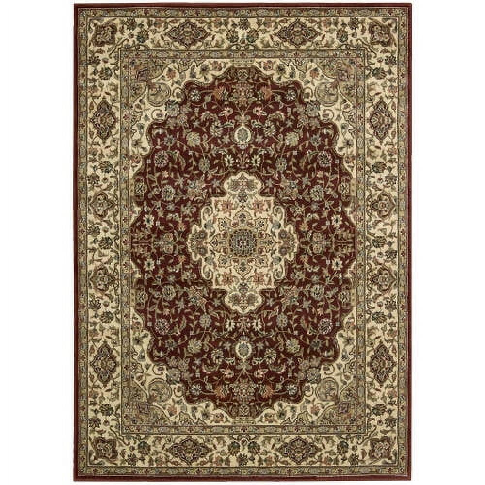 Nourison Persian Arts Brick Area Rug BD02 9'6" x 13' - Walmart.com