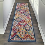 Nourison Persian Vintage PRV06 Navy/Orange/Magenta Indoor Area Rug - 2 ...