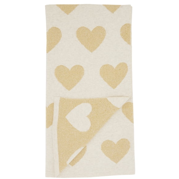 Gold Metallic Throw Blanket