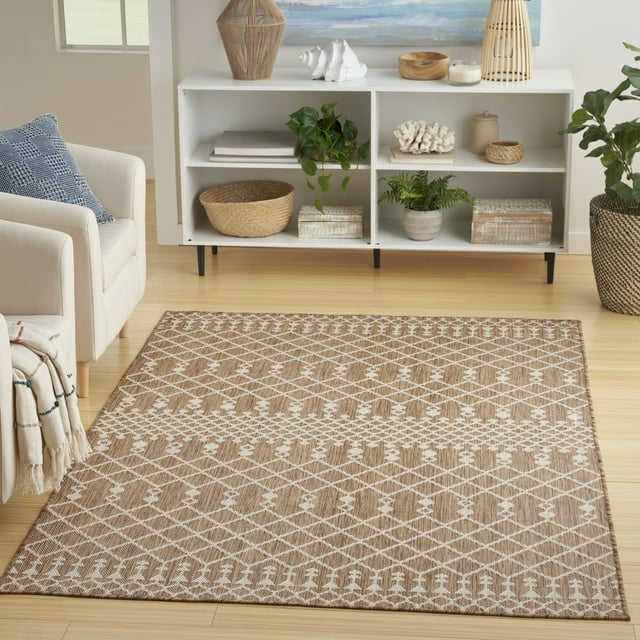Nourison Positano Indoor/Outdoor Jute 5' x 7' Area Rug (5x7) - Walmart.com