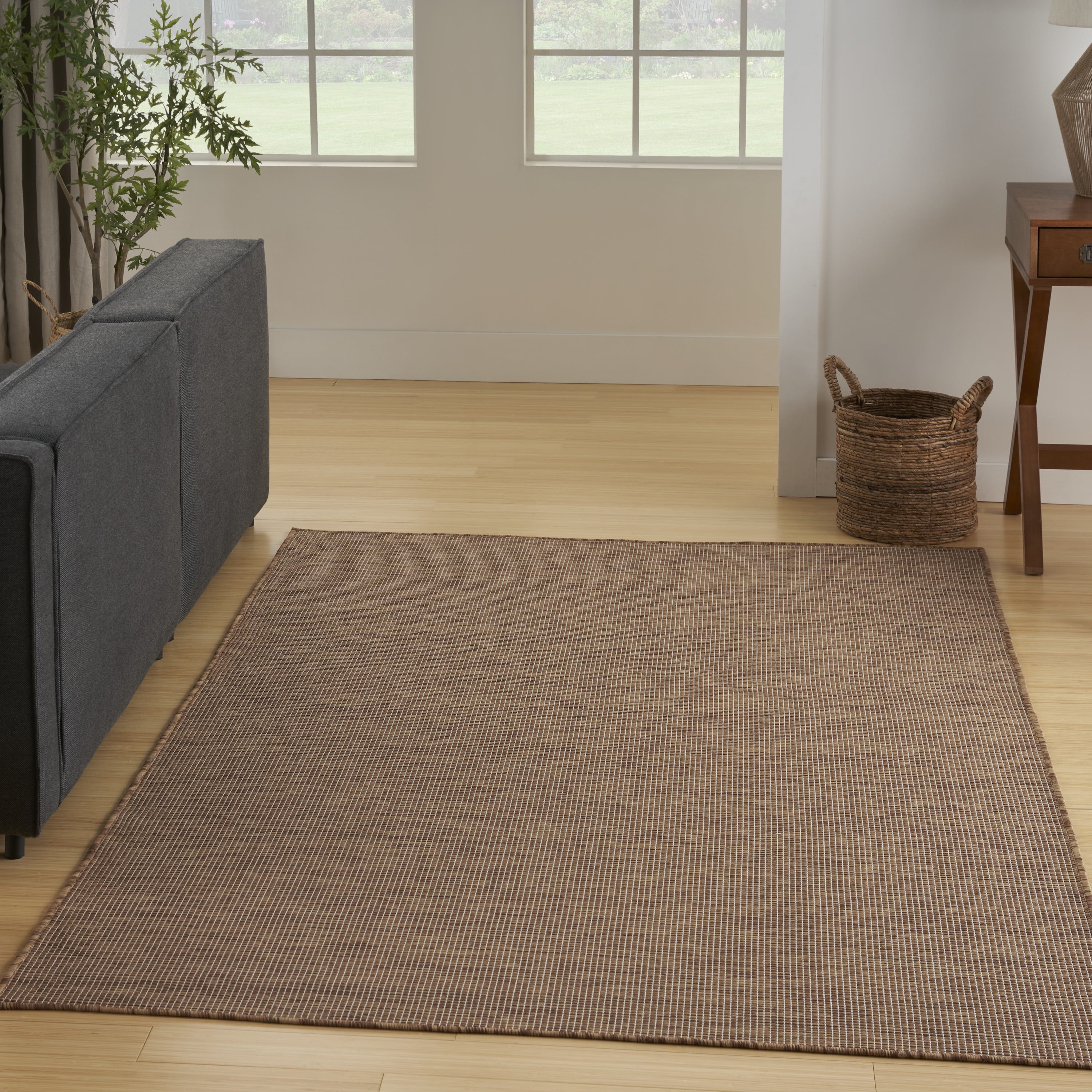 Nourison Positano Indoor/Outdoor Jute 6' x 9' Area Rug (6x9) - Walmart.com