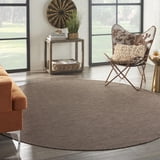 Nourison Positano Indoor/Outdoor Natural 8' x round Area Rug, (8 Round ...