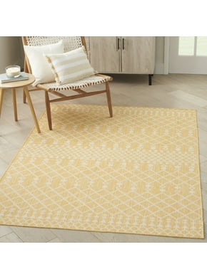 Outdoor Rugs in Patio & Outdoor Decor | Yellow - Walmart.com