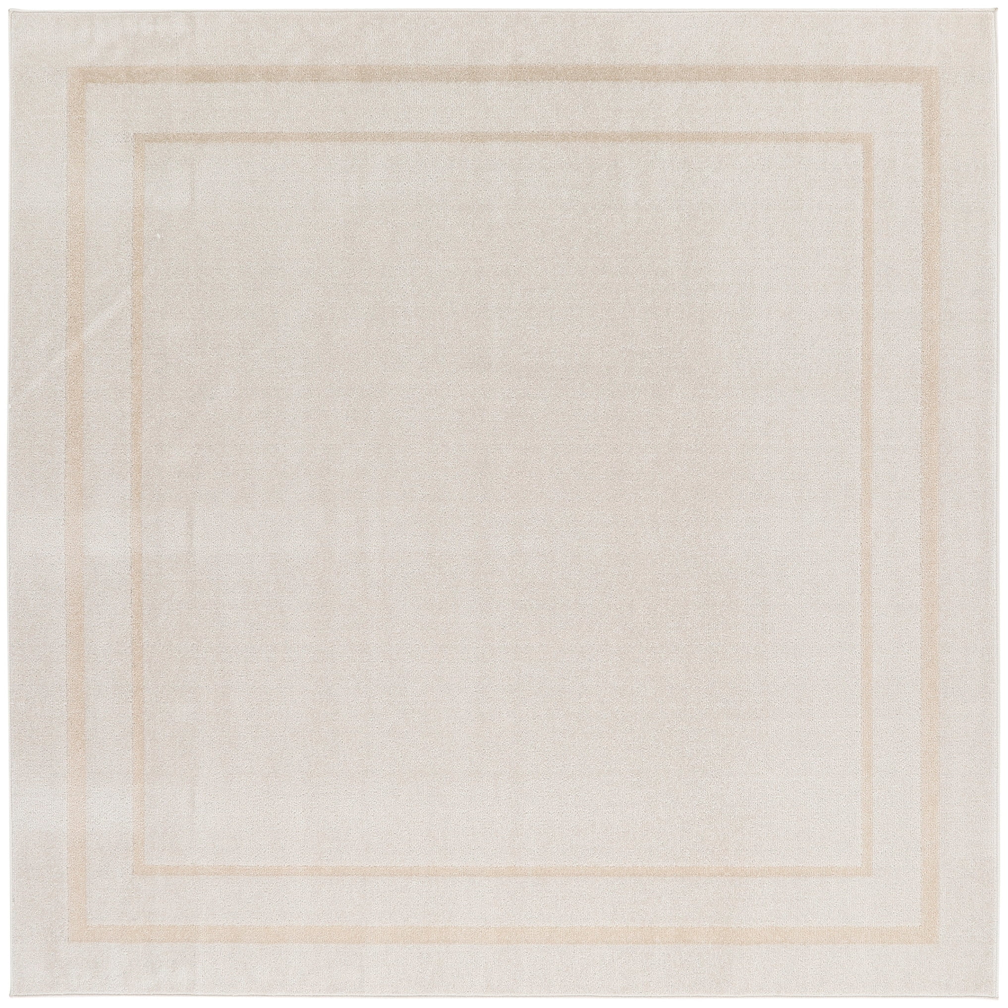 Nourison Sandy Indoor / Outdoor Solid Area Rug Ivory/Gold 7' Square 8 ...