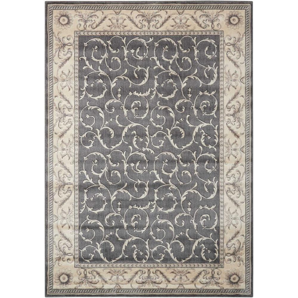 Nourison Somerset Rectangle Traditional Polyester Acrylic Area Rug in ...
