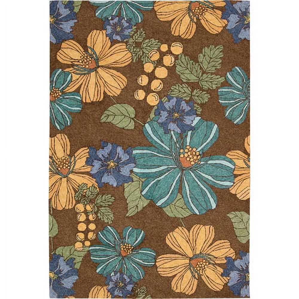 Nourison South Beach Bloom/ Floral Decorative Rug - Walmart.com