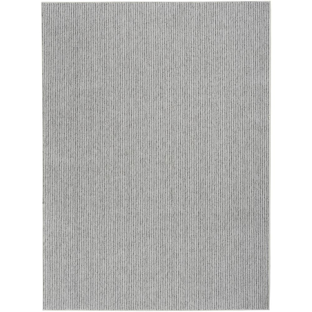 Free Shipping! Nourison Textured Home Ivory Grey 8x10 Area Rug ...