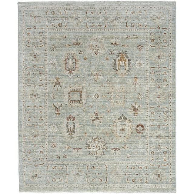 Nourison Traditional Home Persian Mint 5'3" x 7'10" Area Rug (5x8 ...
