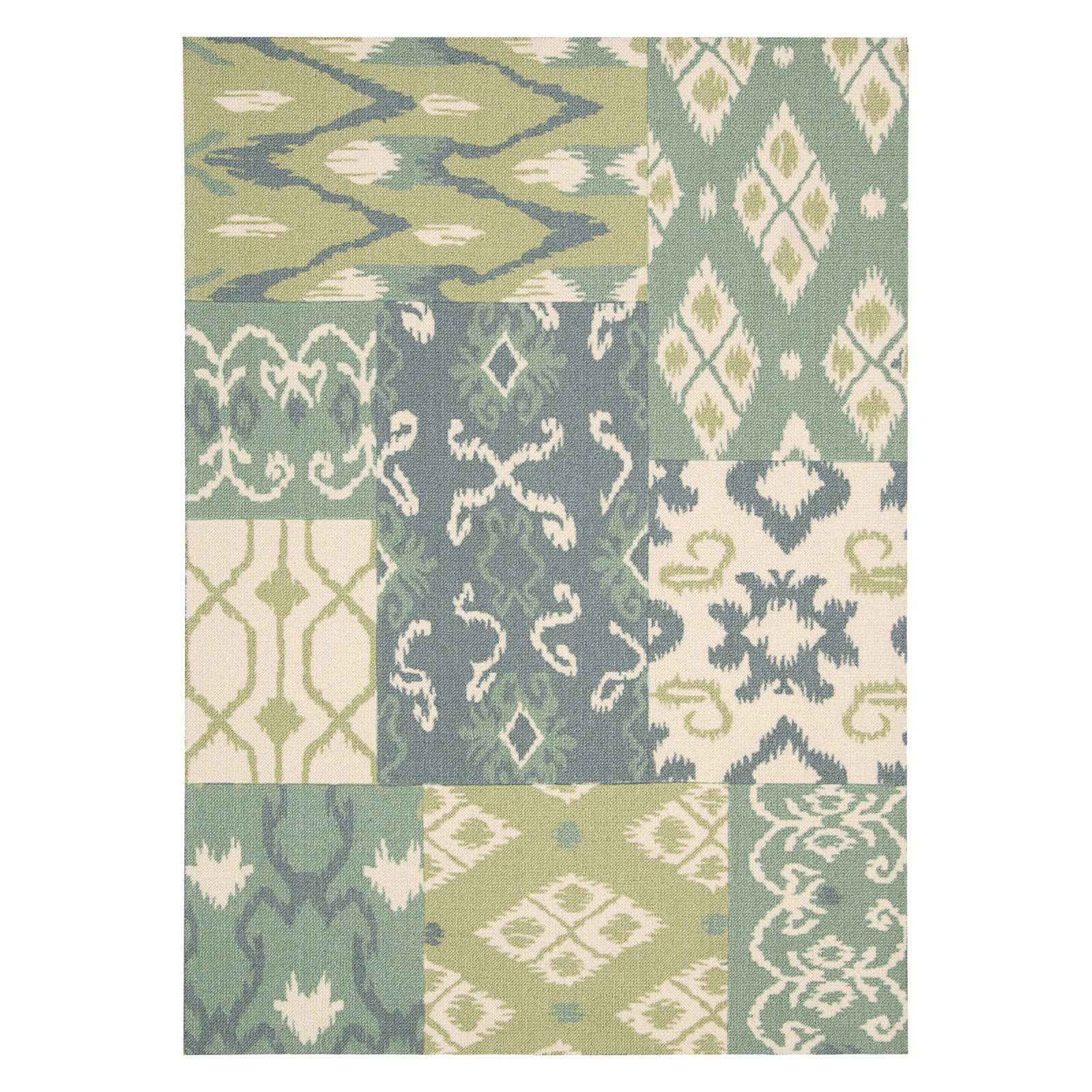 Nourison Vista Patchwork Decorative Contemporary Area Rug - Walmart.com