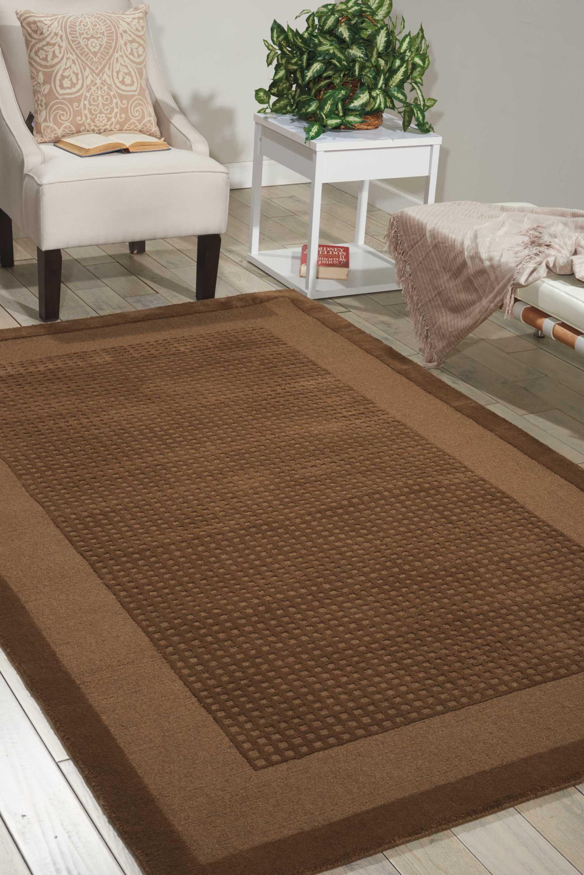 Nourison Westport Solid Mocha 2'6" x 4' Area Rug, (3x4) - Walmart.com